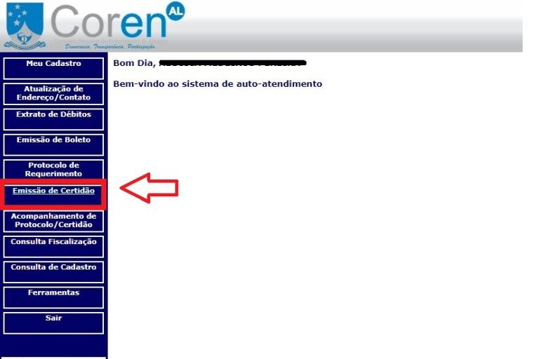 Saiba como tirar sua certidão negativa no site do Coren-AL – Coren-AL